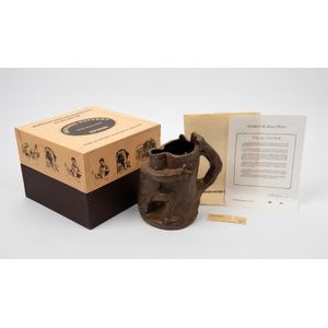 Bendigo Pottery 'Ned Kelly' character jug in original box with ...