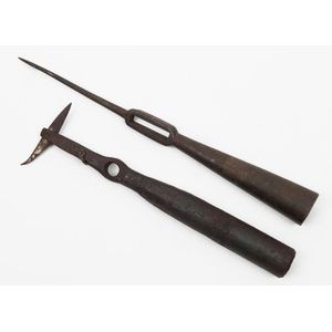 Antique Harpoon Tips: Folding Toggle and Small Size, 19th Century ...