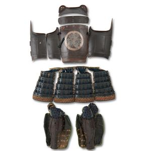 Japanese Samurai yoroi armour and components from the 18th - 20th ...