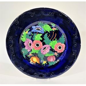 Antique Maling England Porcelain Plate with Floral Detail - Maling ...