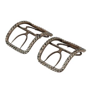 Silver, gilt and steel shoe buckles, 18th and 19th century - price ...