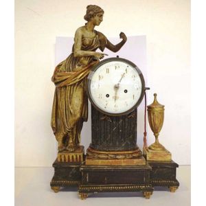 Antique figural clock - price guide and values