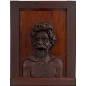 Indigenous Australian Man Portrait Panel by Robert Prenzel - Zother ...