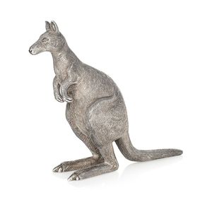 Sterling Silver Kangaroo Sculpture from Late 19th Century Australia ...