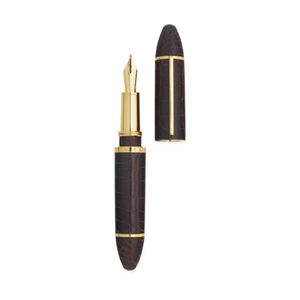 Louis Vuitton Brown Alligator Skin Fountain Pen with Gold Hardware ...