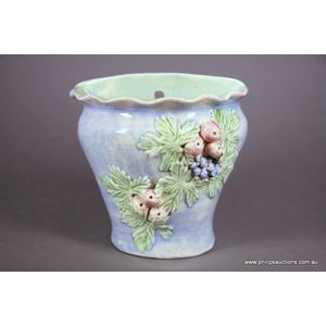 John Castle Harris Wall Pocket Vase with Vine Leaves - Castle-Harris ...