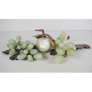 Chinese Greenstone Fruit Ornaments Set - Zother - Oriental
