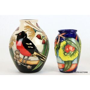 British Moorcroft Pottery designer Emma Bossons - price guide and values