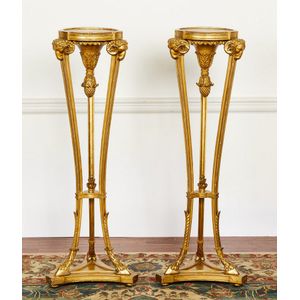 18th century and later antique torcheres, wood and metal - price guide ...