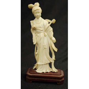 Carved Chinese ivory human figures - price guide and values