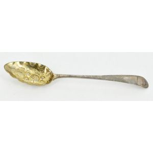 Antique sterling silver berry spoons - price guide and values