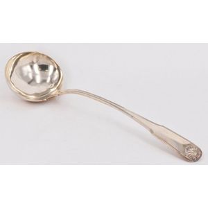 Indian Colonial Silver Ladle, Hamilton & Co, 19th Century - Flatware ...