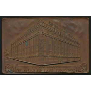 Herald-Sun Building Plaque (1928) - Zother - Art