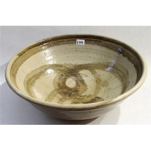 Lithgow Valley Pottery Large Signed Bowl - 37.5cm Diameter - Lithgow ...
