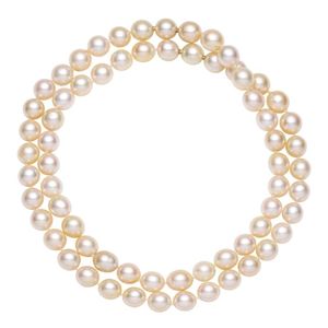 Versatile Pearl Necklace with Two Detachable Clasps and 66 Pearls ...
