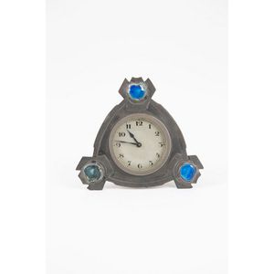 Early 20th century Tudric pewter clocks retailed by Liberty & Co ...
