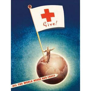 Posters promoting the Red Cross - price guide and values