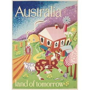 Immigration to Australia: Land of Tomorrow - Prints - Posters - Art