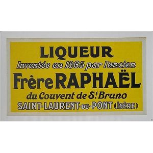 "Liqueur Raphael" Poster - 1930s Art Deco Design - Prints - Posters - Art