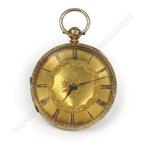 1900 New Zealand 18ct Gold Pocket Watch by Geo. Young - Watches ...