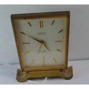 Vintage Gilt Looping Bedroom Clock - 8 Day - Clocks - Zother - Horology ...