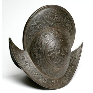 Bronze Spanish Morion Helmet with Heroic Relief Decorations - Headwear ...