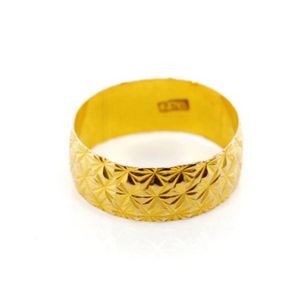 21ct Arabic Gold Ring, 2.5g, Size J - Rings - Jewellery