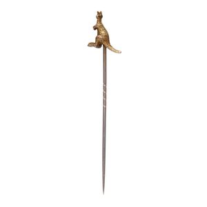 Gold Kangaroo Stick Pin - Stick, Hat & Tie Pins - Jewellery