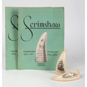 Scrimshaw whale's teeth, ivory and bone - price guide and values