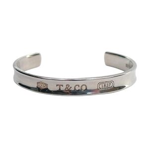 Tiffany & Co Sterling Silver Cuff Bangle with Bag/Box - Bracelets ...