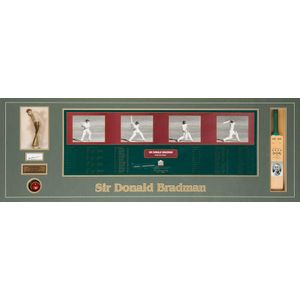 Don Bradman (Australia), framed displays - price guide and values