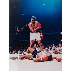 Signed Ali Photograph: Standing over Liston - Sporting - Boxing ...