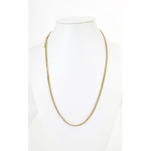 Yellow Gold Curb Link Chain: 19.9g, 48cm Length Necklace - Necklace ...