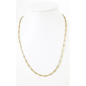 18ct Gold Bar-Link Neck Chain, 20g, 44cm Length - Necklace/Chain ...