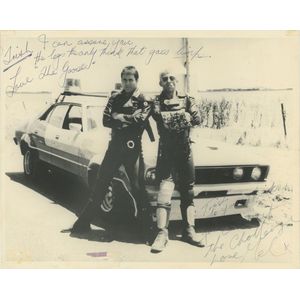 Mad Max Memorabilia Signed by Mel Gibson and Vernon Wells - Film ...
