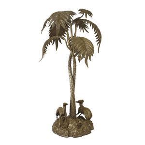 Victorian Silver Whippet Centrepiece with Palm Trees - Centrepieces ...