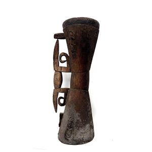 New Guinea tribal artefacts, drums - price guide and values