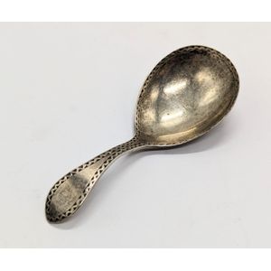 Birmingham 1909 Sterling Silver Bright Cut Caddy Spoon 15g - Flatware ...
