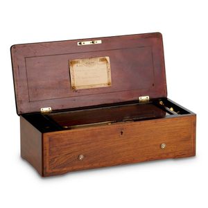 Antique Swiss Two-Air Overture Music Box, Nicole Freres, 1880 - Musical ...