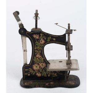 Antique German Miniature Toy Sewing Machine, 19th Century - Sewing ...