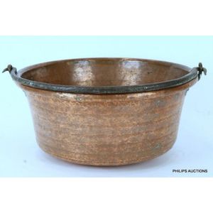 French Copper Jam Pan, Circa 1900, Heavy Gauge, Swing Handle - Copper ...