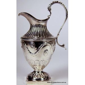 Georgian Silver Cream Jug by Hester Bateman - Jugs & Ewers - Silver