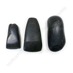 Maori Stone Adzes and Rock Form - New Zealand Maori - Tribal