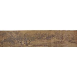 Oriental River Scroll: Vintage Chinese Art - Art - Oriental
