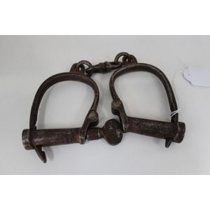 Convict handcuffs and manacles, Australian Colonial, Port Arthur ...