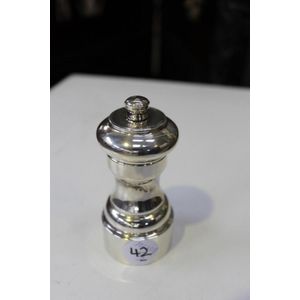 Silver Pepper Mill - Condiment & Cruet Sets - Silver