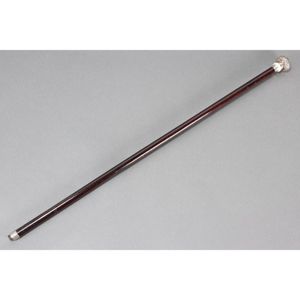 Edwardian Acanthus Walking Stick with Ivory Handle - Walking Sticks ...