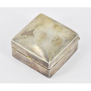 Sterling Silver Square Trinket Box - 28.5g - Boxes, Jewellery & Trinket ...
