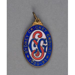1920-21 SCG Membership Fob by Amor (No. 906) - Sporting - Cricket ...