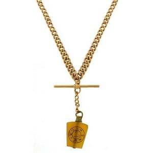 1920 Masonic Gold Albert Chain with Pendant - Pendants/Lockets - Jewellery